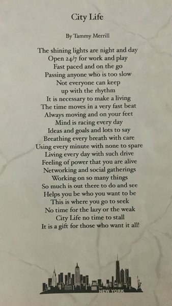 City Life | Poetry Gifts Creative Cafe Company