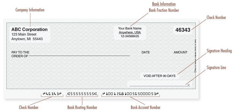 Preprinted Laser Checks for Quicken and Quickbooks Computer Progr ...