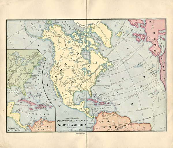 1890 Maps of Historical America | Uncanny Artist