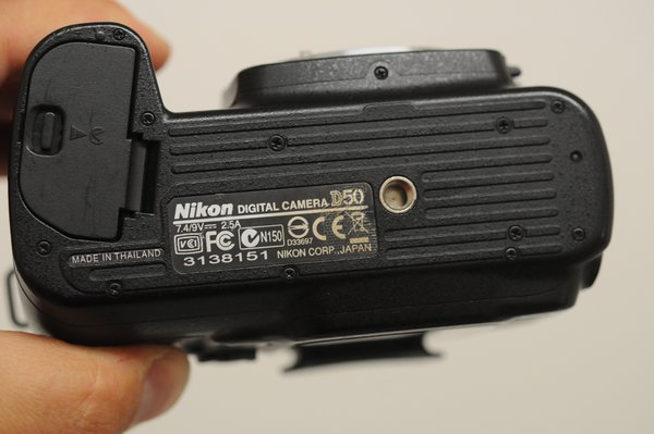 NIKON D50 BODY ONLY, BATTERY, CHARGER, STRAP, USB, QUICK GUIDE ...