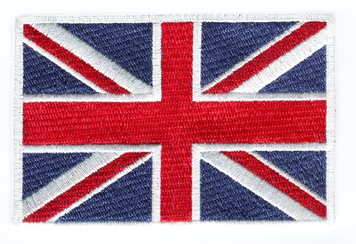 British Flag Union Jack Patch 10cm x 7cm (2 Sizes Inside) | smART ...