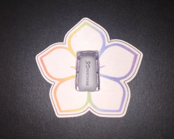 Bell Flower Design Silly Patch to Secure All Diabetic devices | Adhesive Silly Patch to Secure ...