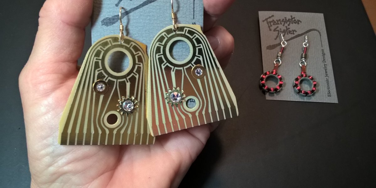 Transistor Sister: Unique Electronic Jewelry Designs Handmade