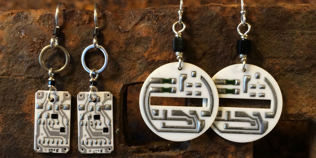 Transistor Sister: Unique Electronic Jewelry Designs Handmade