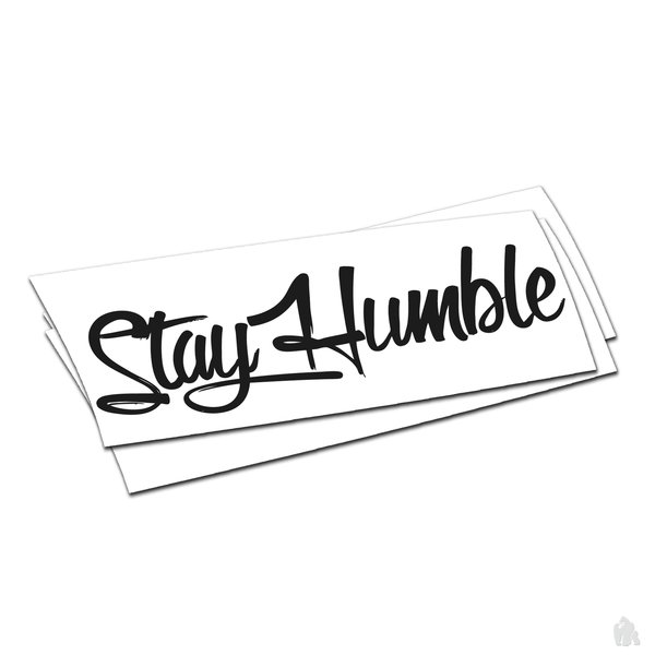 stay humble sticker | Gorilla Sticker