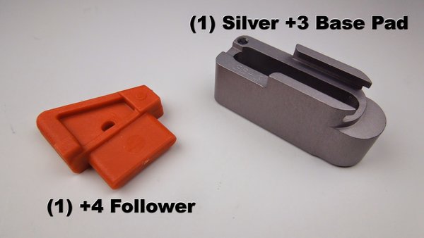GSG 1911 Magazine Upgrade Kit - +4 Follower & +3 Silver Base Pad ...