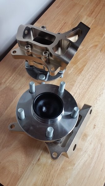 Gen2 Mazda Miata Front Drop Spindles with 5 lug conversion | Keisler ...