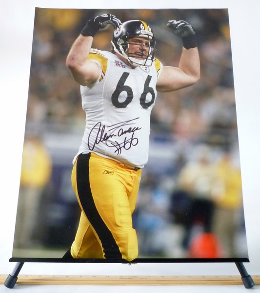Alan Faneca, Pittsburgh Steelers signed 16x20 photo | Pittsburgh Sports ...