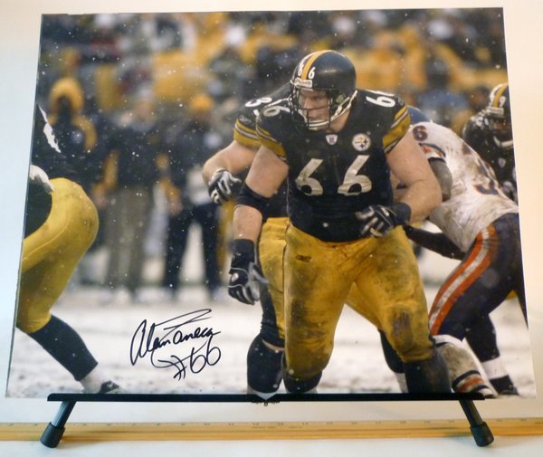 Alan Faneca, Pittsburgh Steelers signed 16x20 photo | Pittsburgh Sports ...