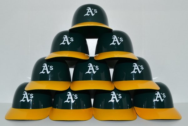 Oakland A's (10) Ice Cream Sundae Helmets (free shipping) | MLB ...