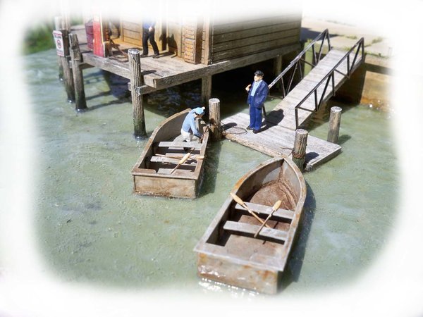 Marshall's Gas Dock - HO Scale Kit | Fos Scale Models, LLC