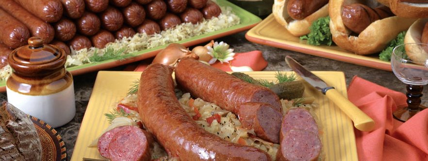 Prasky, Minced Ham, Daisy Brand, Frankfurters,Crawford Sausage